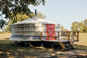 Choose Your Yurt with These Amenities: Riverside Oasis Farm Near ...