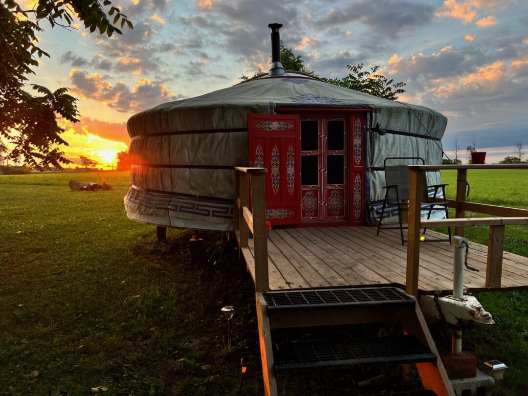 Choose Your Yurt with These Amenities: Riverside Oasis Farm Near ...